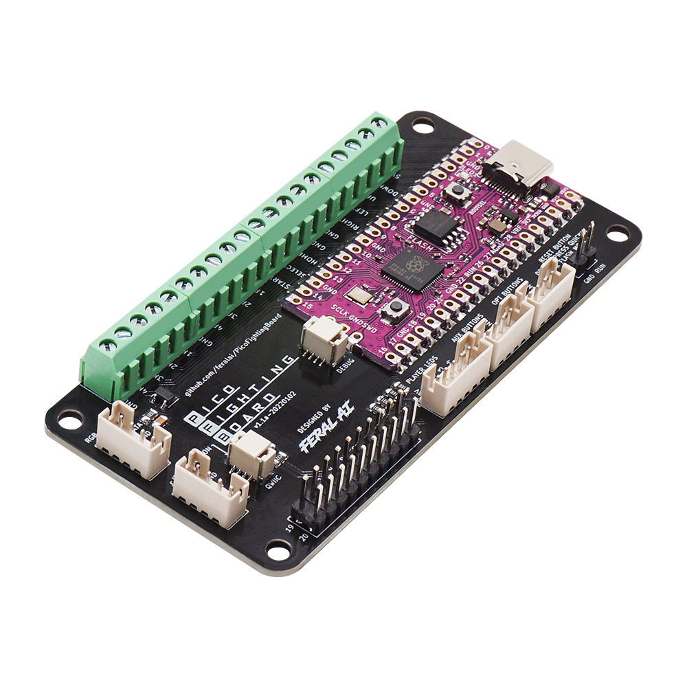 The Fastest Arcade Stick PCB Pico Fighting Board using Raspberry Pi ...