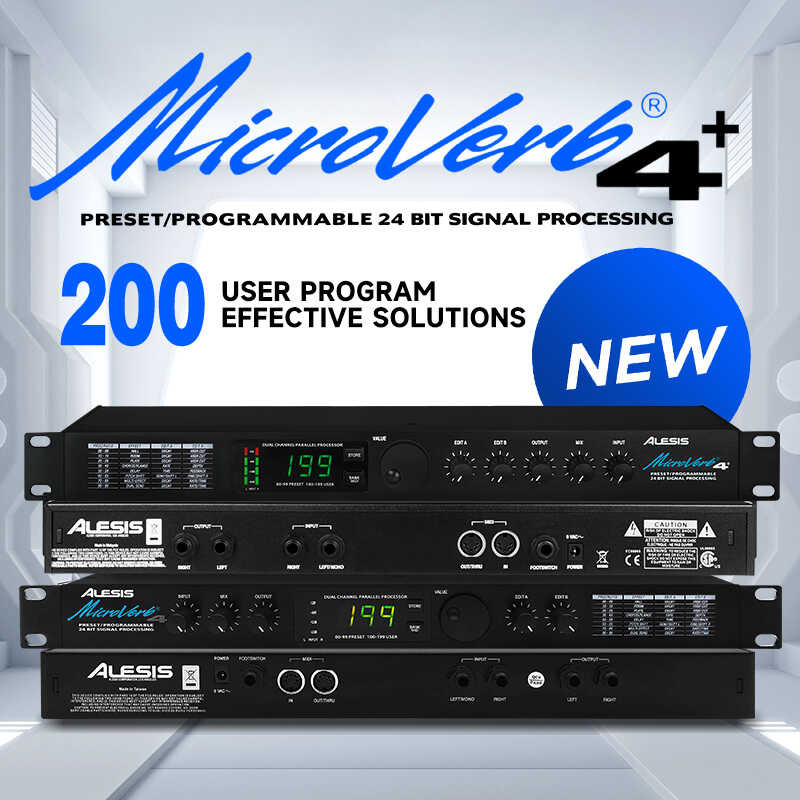 Microverb4/Microverb4+ Alesis Digital Reverb Multi Effect Audio ...