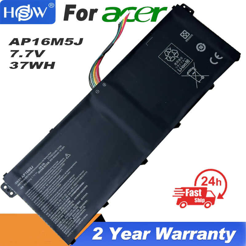 7.7V ☆ 37Wh New Laptop Batteries Original Ap16m5j For Acer Aspire 1 ...