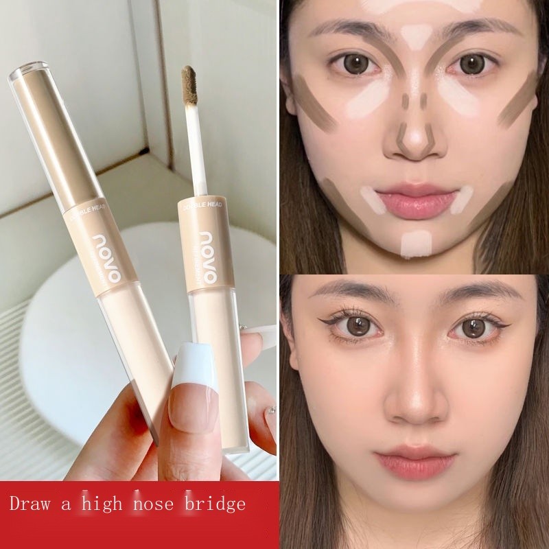 Novo Double-Headed Contouring Liquid Stick Matte High Gloss Shadow High ...