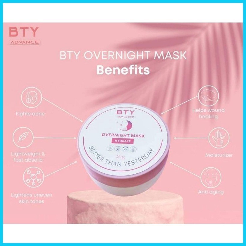 BTY Advance Overnight Mask 250g | Shopee Philippines