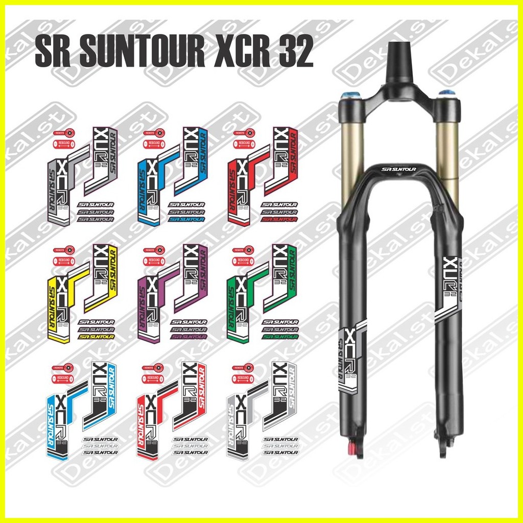 SR Suntour xcr 32 / Customize color ( Fork Decals / Bike sticker fork ...