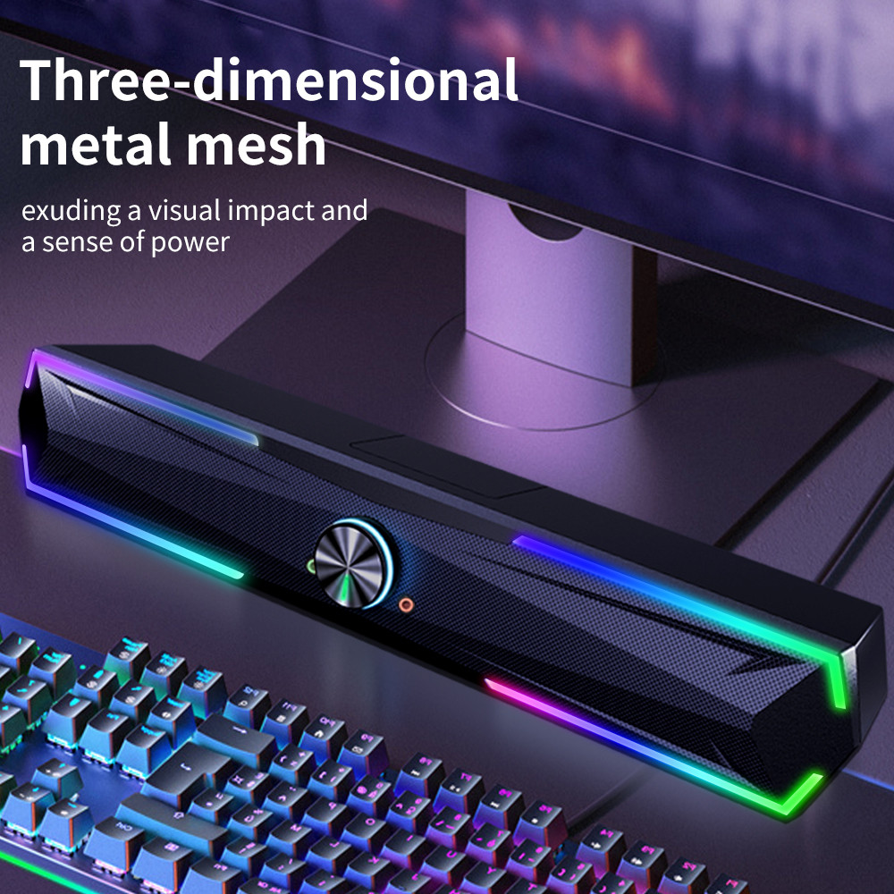 4D Computer Speaker Soundbar Stereo Game Subwoofer 2.0 Bluetooth For ...