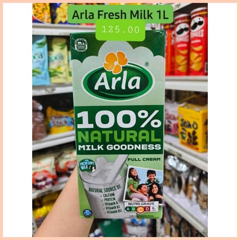 Arla Full Cream Milk 100% Natural 1 liter | Shopee Philippines