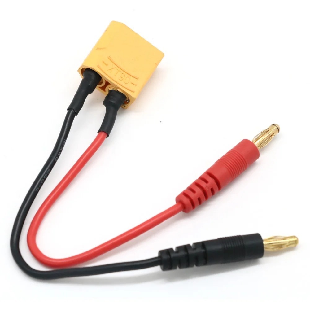 20cm XT30 XT60 XT90 T Plug Charge Lead to 4.0mm Banana Plugs Silicone ...