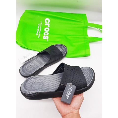 Crocs LiteRide slides with ECO Bag for man | Shopee Philippines