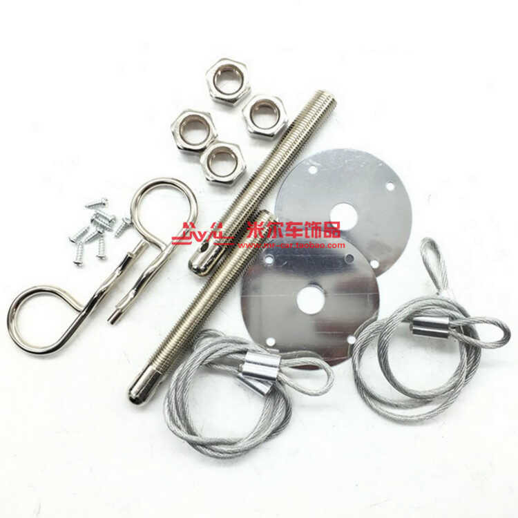 Universal Hood Lock JDM Style Car Engine Hood Fixed Lock Stainless ...