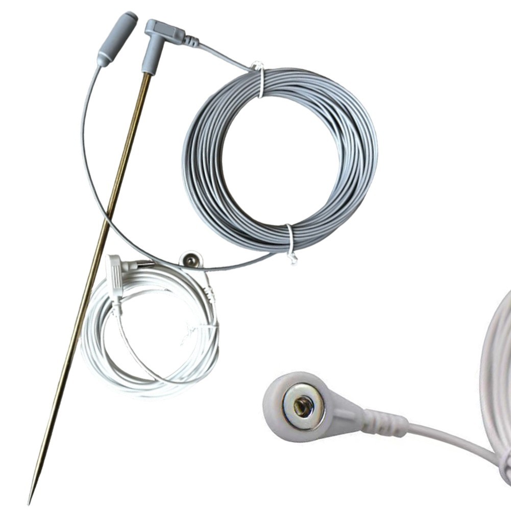30cm Grounding Rod with 2 Ground Wire easy to Use for Grounded Mats ...