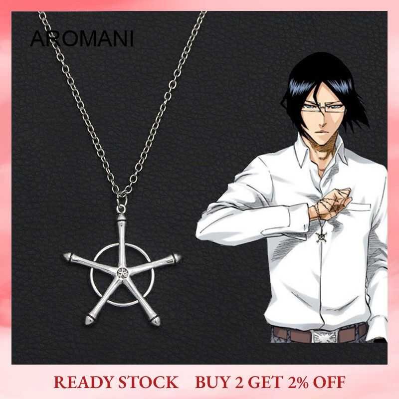 Aromani【Ready】Anime Bleach Necklace Quincy Ishida Uryuu Cosplay Ginrei ...