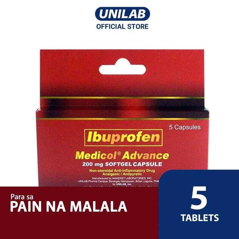 Medicol Advance 5 Capsules 200Mg XXX 9B5 | Shopee Philippines