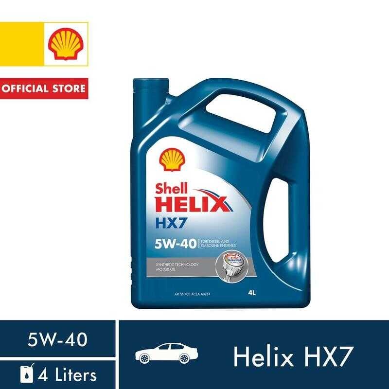 Shell Helix Hx7 5W-40 4Liters Ebd | Shopee Philippines