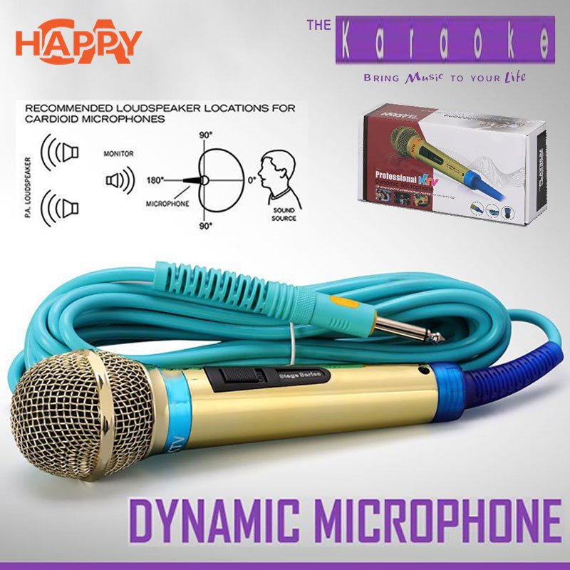 Professional Karaoke Dynamic Microphone Wired MIC For Videoke Karaoke KTV System High-End Heavy ...