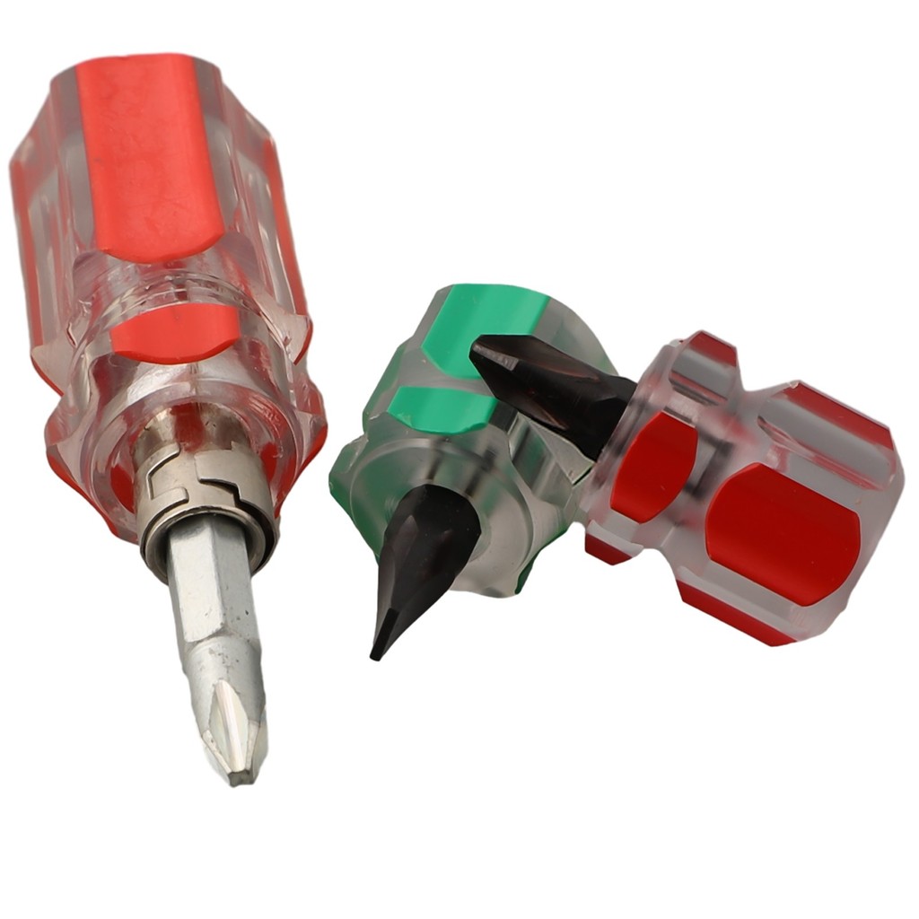 3Pcs Short screwdriver Mini Short Cross Shaped Screw Driver Slotted ...