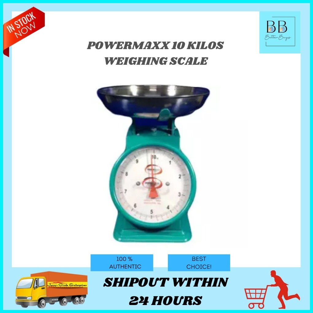 POWERMAXX 10 KILOS WEIGHING SCALE / TIMBANGAN (1 TIMBANGAN ONLY PER ...