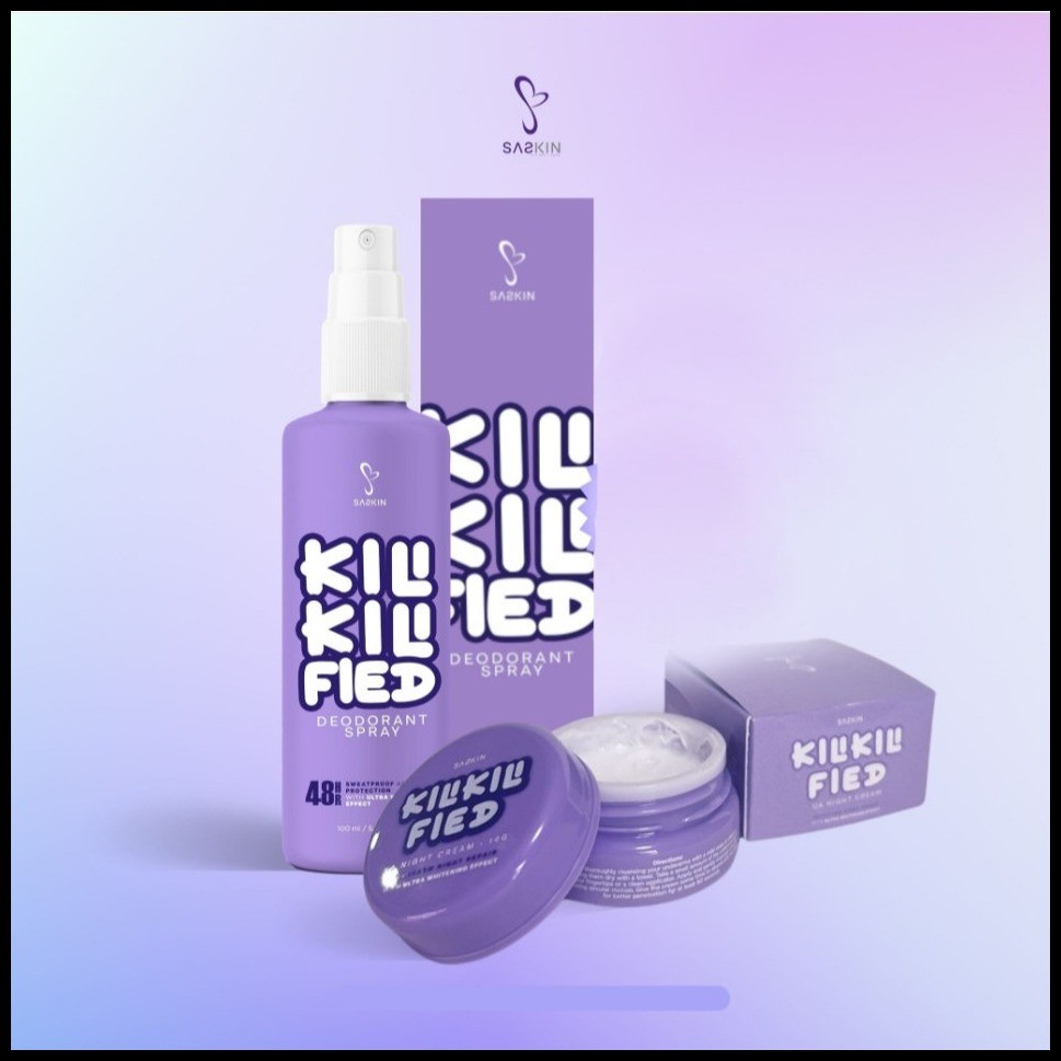 SASKIN KILI KILI FIED DEODORANT SPRAY 60ML Miss Flawless skin ...