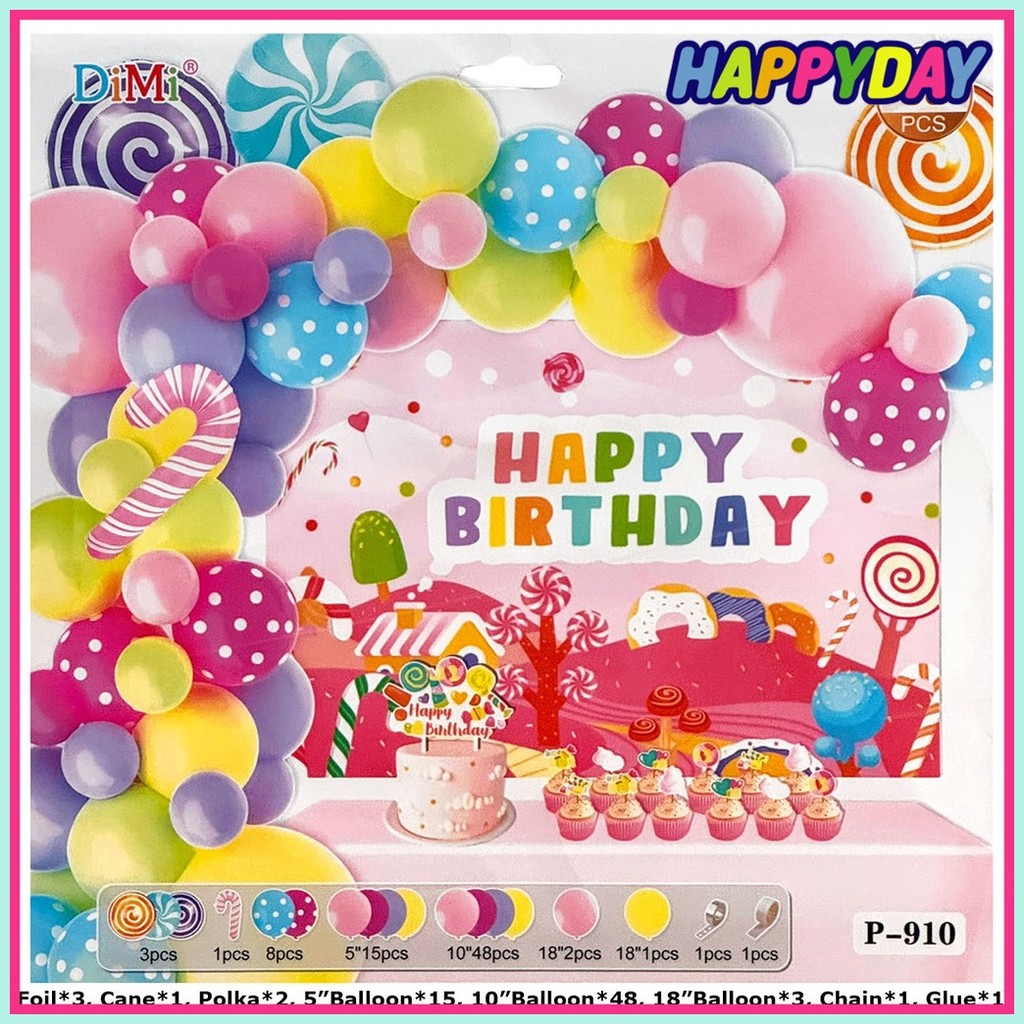 Giant Balloon Sets Party Decoration Backdrops P910 1195xx | Shopee ...