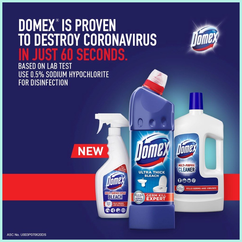 Domex Multi-Purpose Cleaner Lemon 1L Bottle 2x | Shopee Philippines