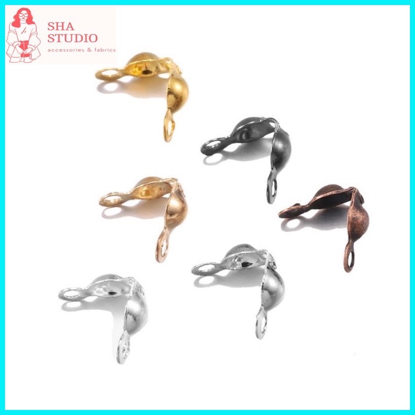 Metal Crimp Crab Double Bow/Crimp Cover/ Hook/ Connector Clasp/ Bead ...