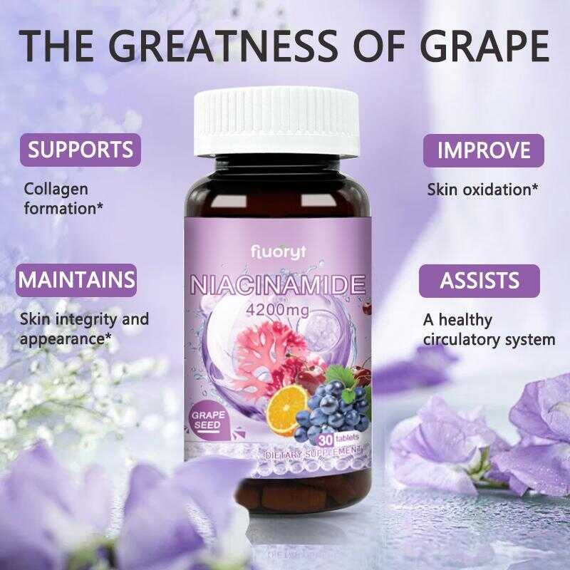 Grape Seed Niacinamide Whitening Skin| Spot Removal And Anti-Aging ...