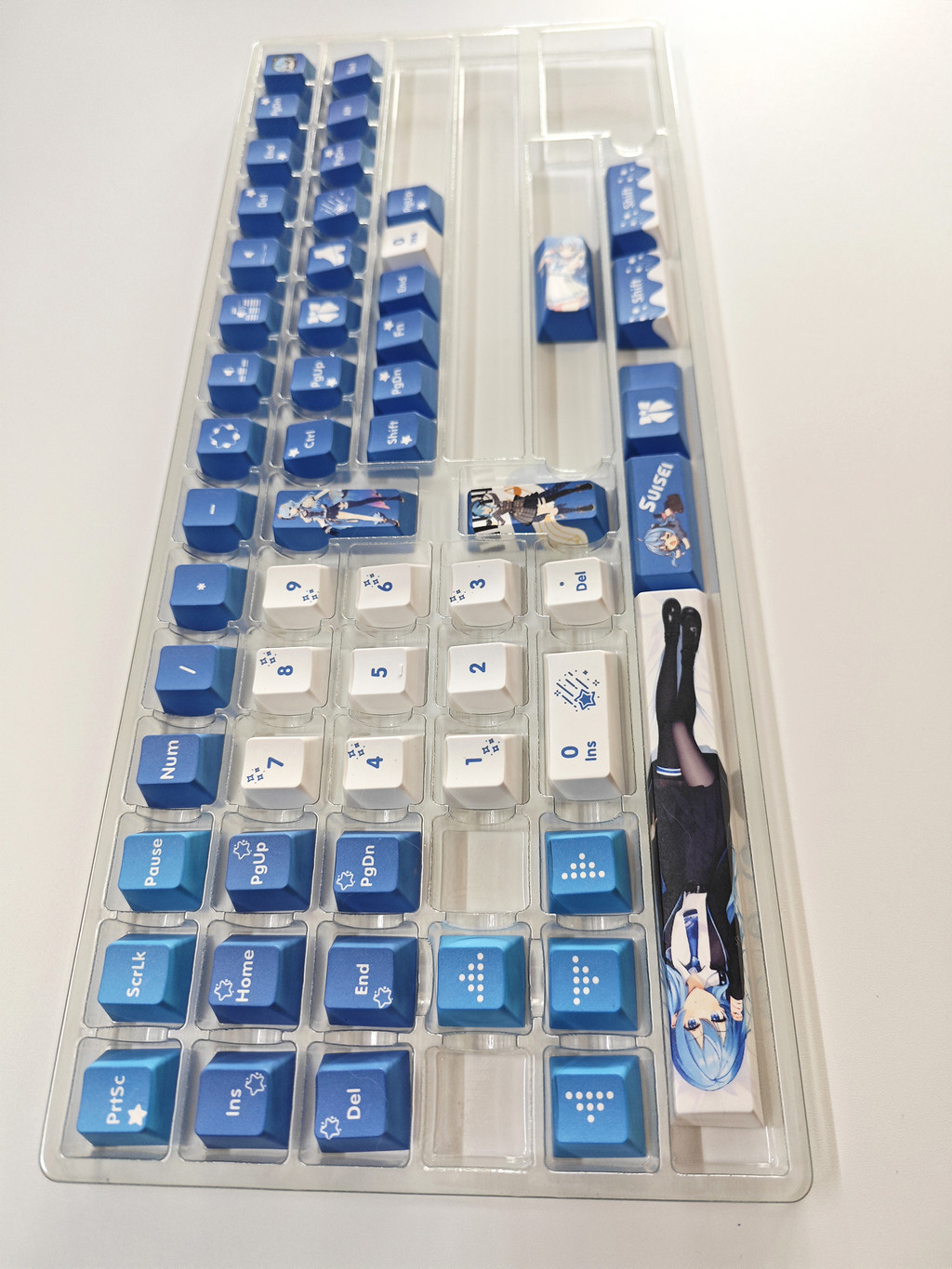 Hololive Hoshimati Suisei Keycap Cherry Profile PBT Five-sided Dye ...