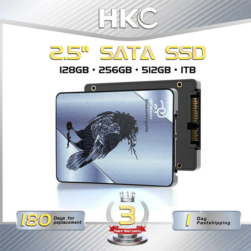 2.5" SATA HKC III 3D NAND SSD 128Gb/256Gb/512Gb/1Tb Internal Solid ...
