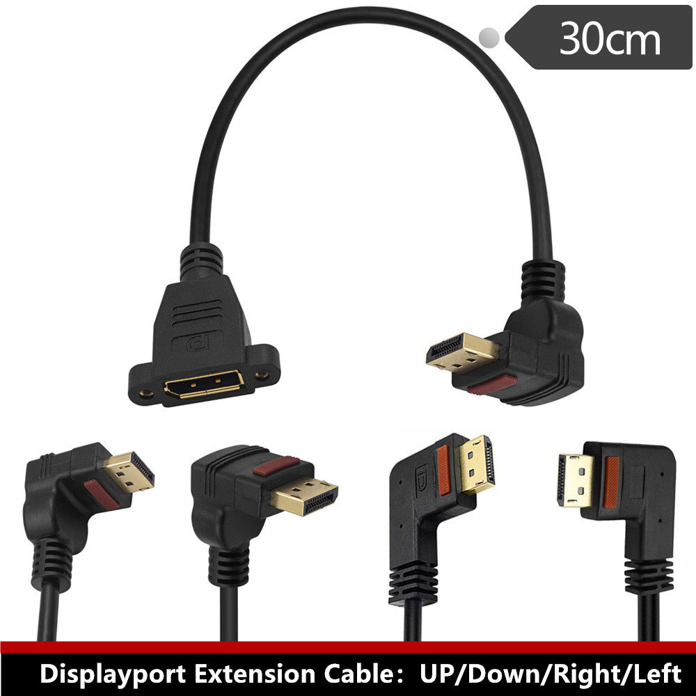 4k with Buckle Switch Lockable Type Gold-Plated DP Elbow Male to Female ...