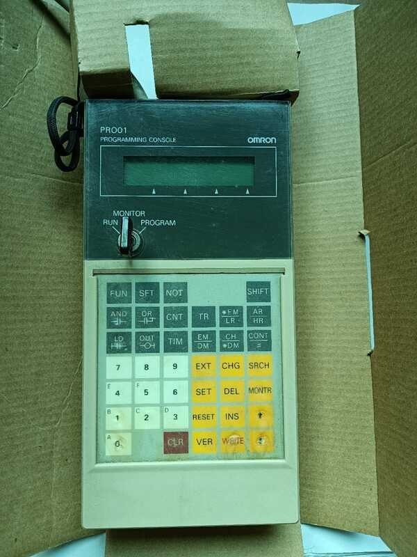 Stopped Originally With Omron PLC Handheld Programmer Cqm1-Pr001-E ...