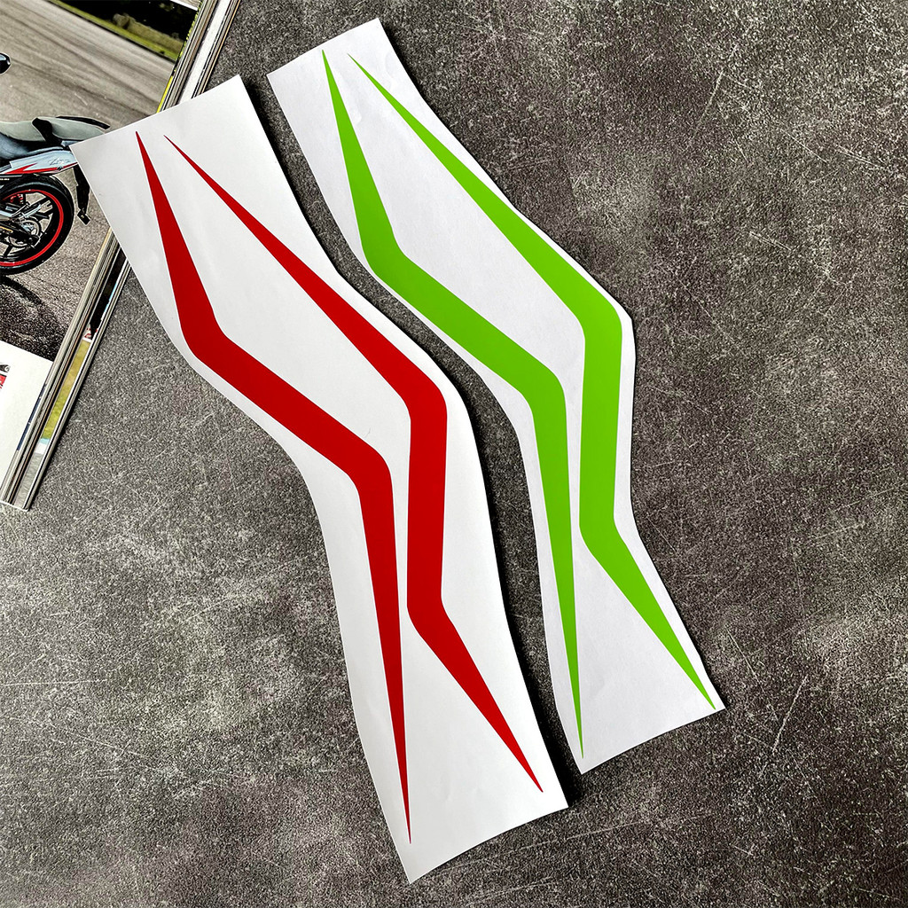 Motorcycle Fairing Head Sticker Reflective Front Bumper Waterproof ...