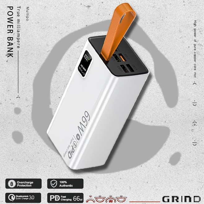 GRIND K7 Power bank heavy duty PD66W fast charging powerbank Micro ...