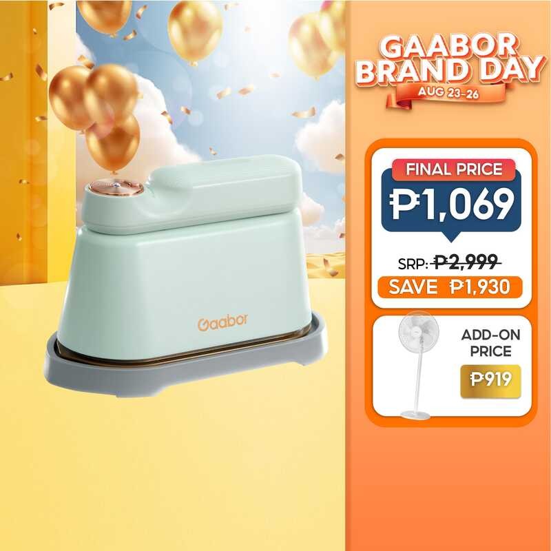 Gaabor ♚ 2 In 1 Handheld Steamer & Iron Dual Heating Core Strong Steam ...
