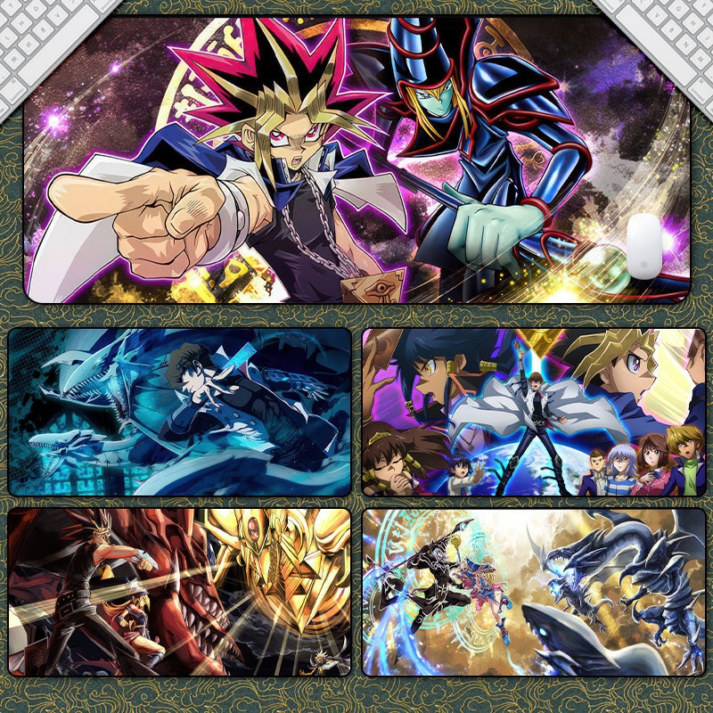 Game King Chao Big Eyes Mouse Pad White Dragon Blue Anime Lock Edge ...