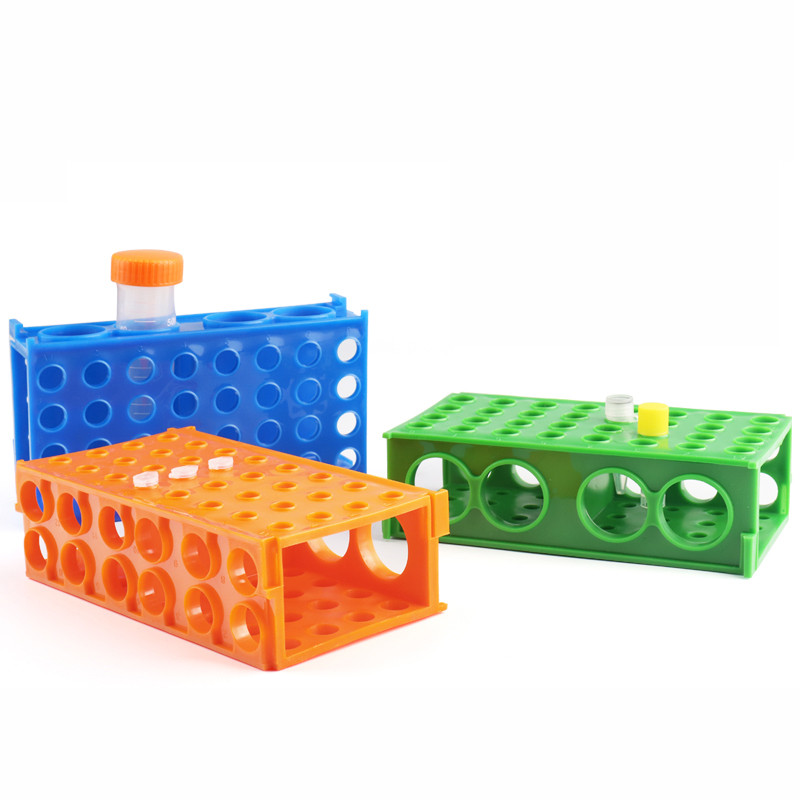 [COD]Plastic Test Tube Rack Centrifuge Tubes Rack Microtube Combo 4 Way ...