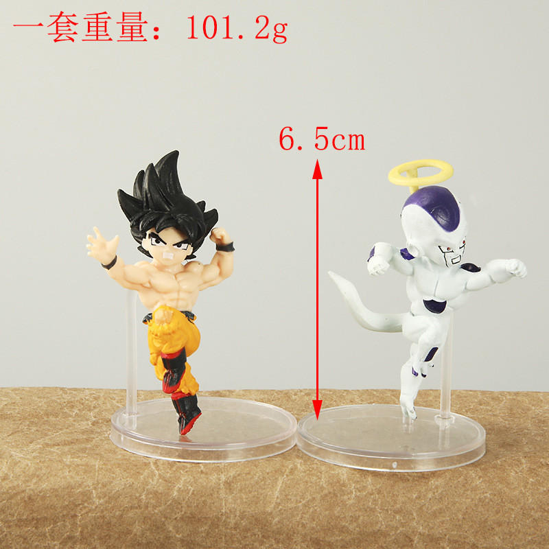 6Pcs/Set Dragon Ball Z Son Goku Kakarotto Super Saiyan Bule Bulma King ...