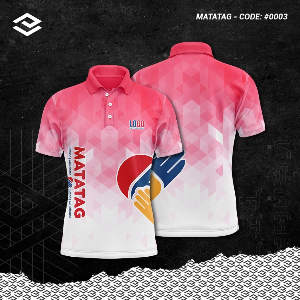 Full Sublimation Matatag Polo, Matatag School Uniform, Matatag Polo ...
