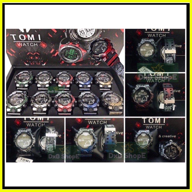 ⚡ ⏕ TOMI WATCH big face ( with day and date ) | Shopee Philippines