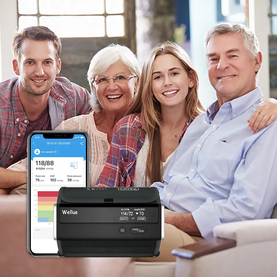 Wellue Bluetooth & Wifi BP Hine With APP Wireless Upper Arm Blood ...