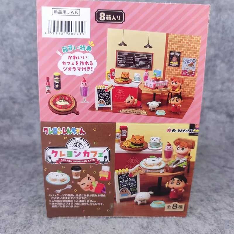 nime Figure Crayon Shin-Chan Cartoon Toy Food Version Coffee Shop ...