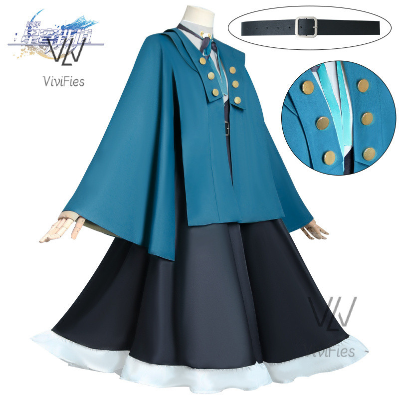 𓍝↽ Game Honkai Star Rail Dress Full Set Suits Uniform Firefly Cosplay ...
