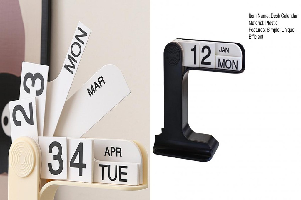 MIA Flip-page Calendar Organizer High-quality Perpetual Calendar 2024 ...