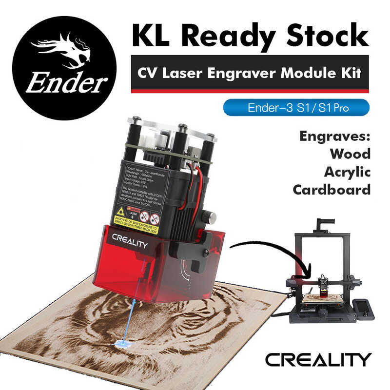 ⊙ Creality Cv-Laser Engraving Laser Module 24V 1.6W 5W Precise Focusing ...