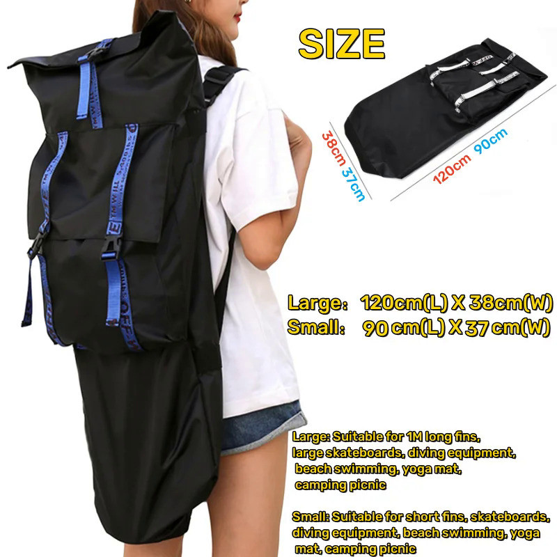 [Legend3] Diving Long Fins Backpack for Below 120cm Freediving ...