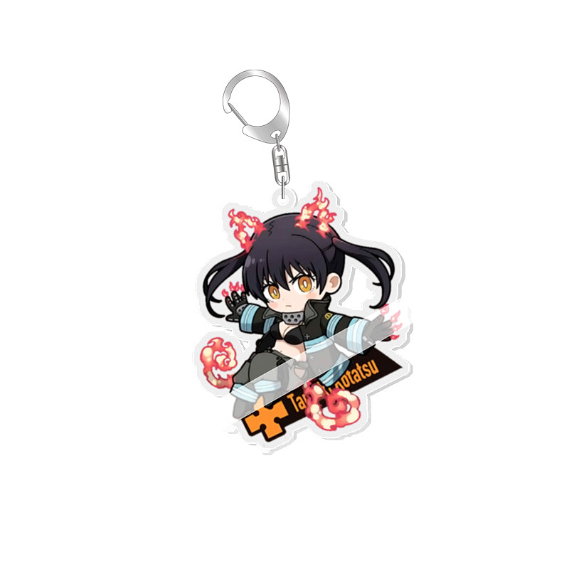 Fire Force Shinra Kusakabe Keychains Arthur Boyle Pendants Kotatsu ...