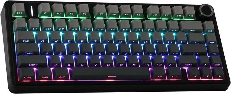 AULA EPOMAKER x F75 Gasket nical Keyboard, 75% Wireless Hot Swappable ...