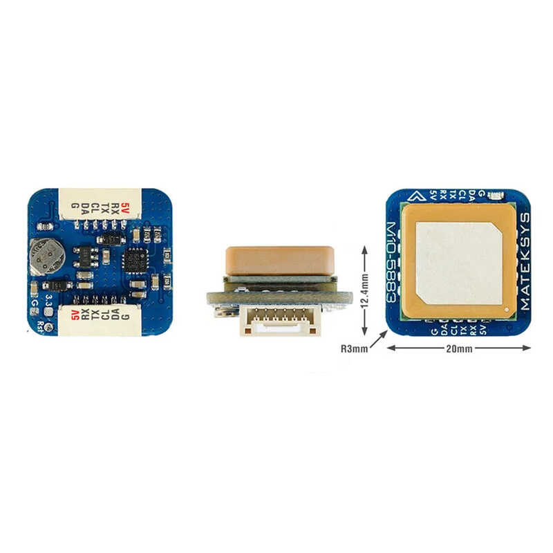 Matek Systems GNSS M10q-5883 M10 GPS With Compass Qmc5883l Module ...