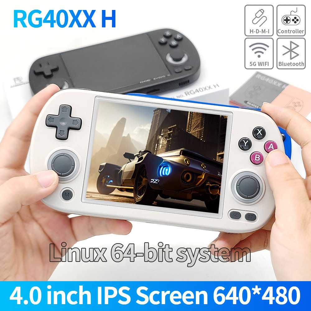 ANBERNIC's new RG40XX H horizontal retro portable game console with TV ...
