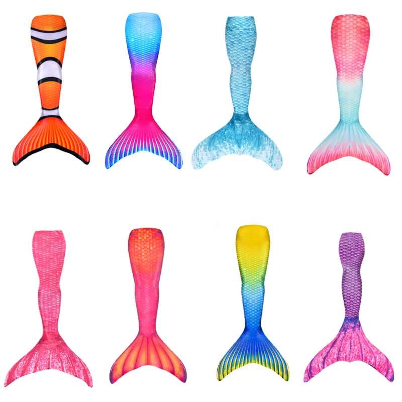 Tails Kids Swimsuit For Girls Children Bathing Beach Swimable wer ...