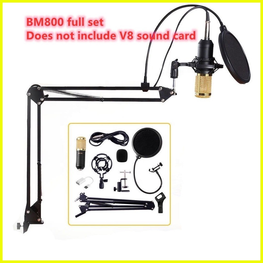 ⭐ Bm-800/V8 Microphone Complete Set FREE XB450 HEADSET | Shopee Philippines