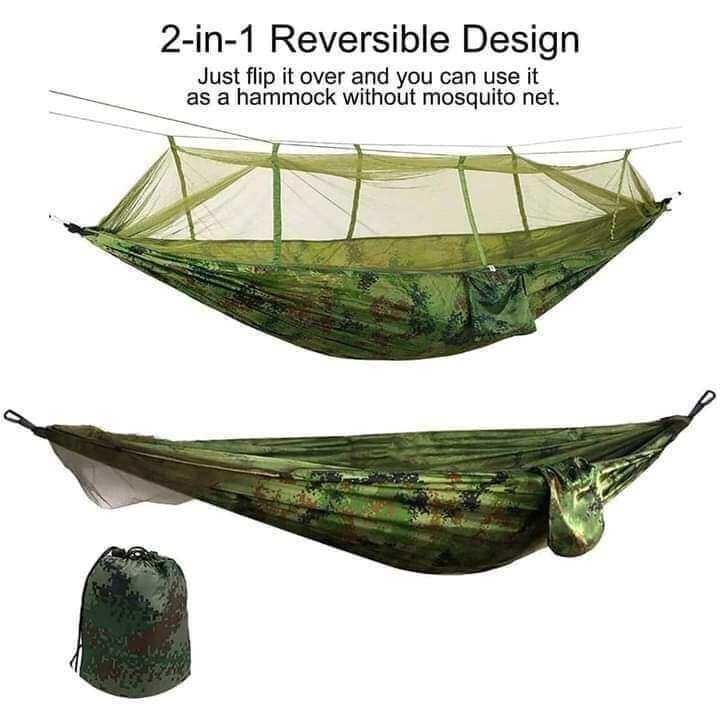 BH Military Duyan Na May Mosquito Net/ MILITARY HAMMOCK | Shopee ...