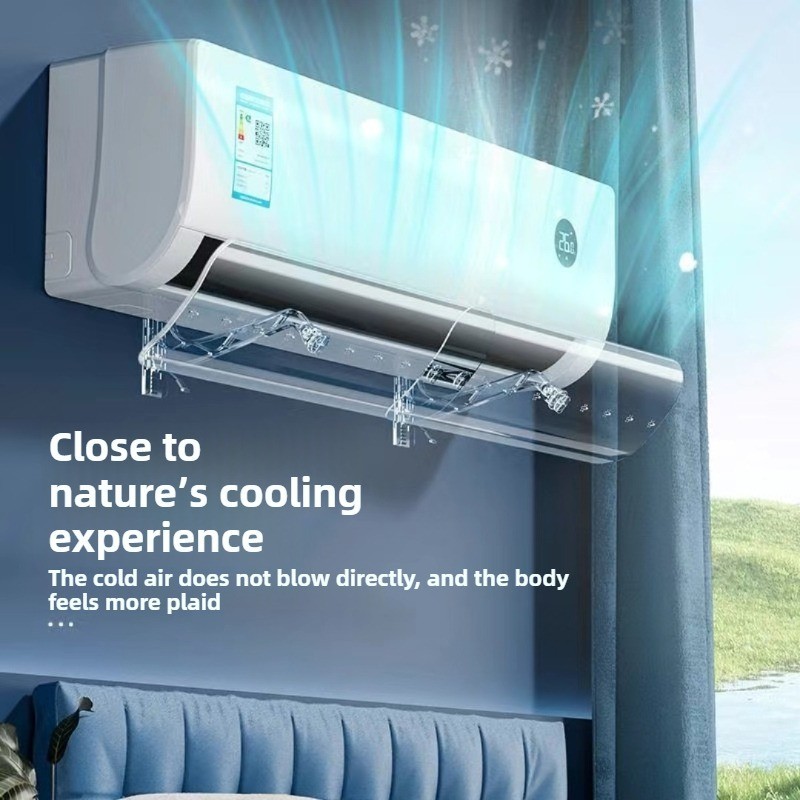 Multifunctional Aircon Deflector Retractable Anti-Direct Blowing ABS ...