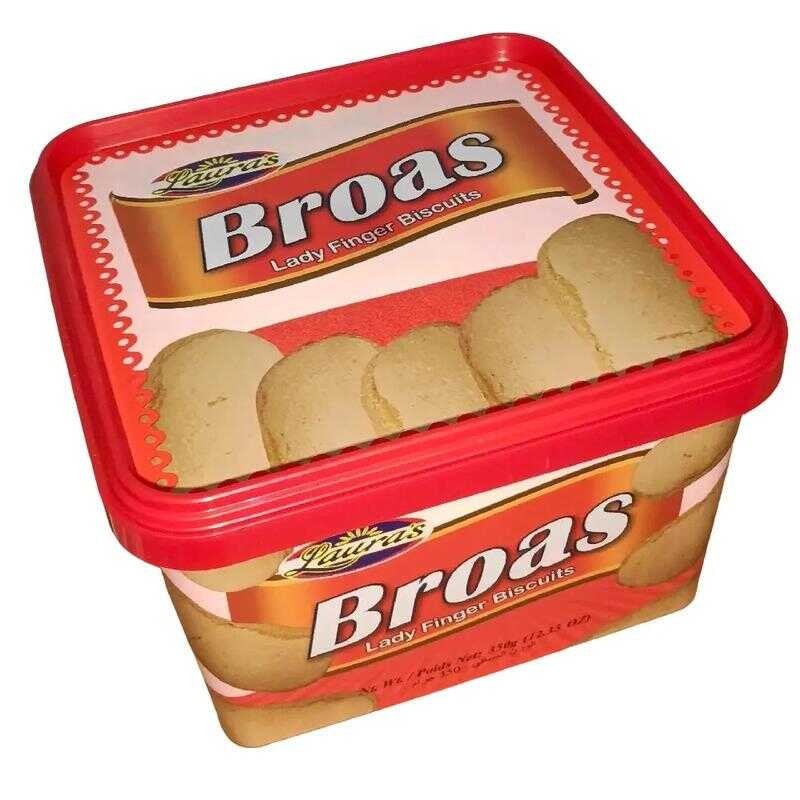 Laura's Broas Lady Finger Biscuits Tub 350g | Shopee Philippines